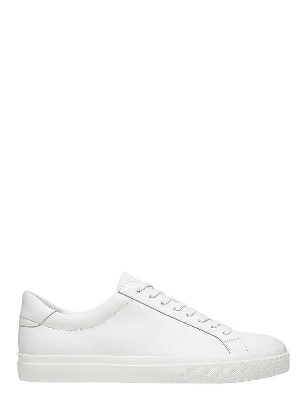 Vince Fulton Leather Low-top Sneakers - White