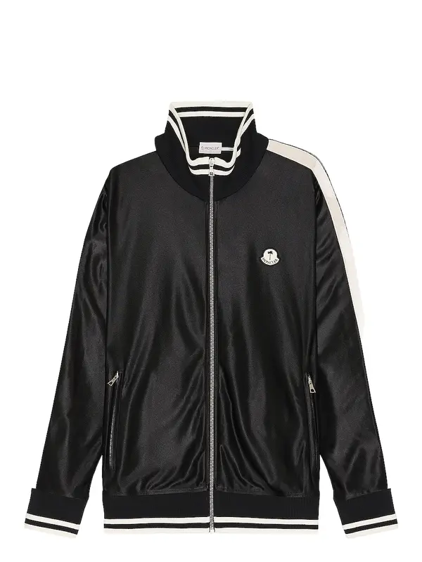Moncler 8 Palm Angels Zip Up Cardigan - Black