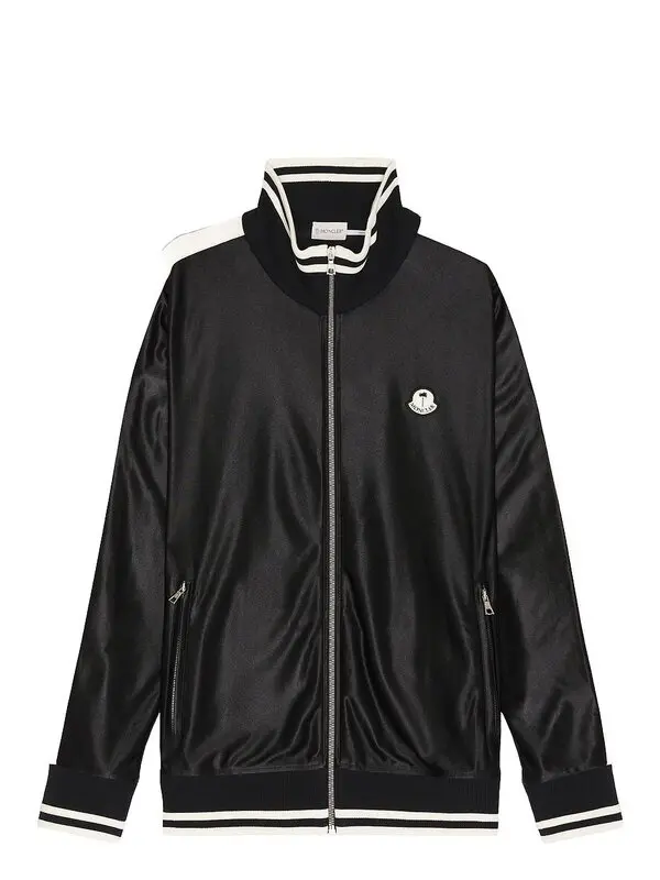 Moncler 8 Palm Angels Zip Up Cardigan - Black