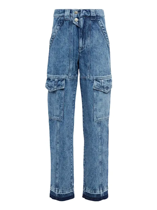 MARANT ETOILE Vayoneo High-waisted Jeans - Blue