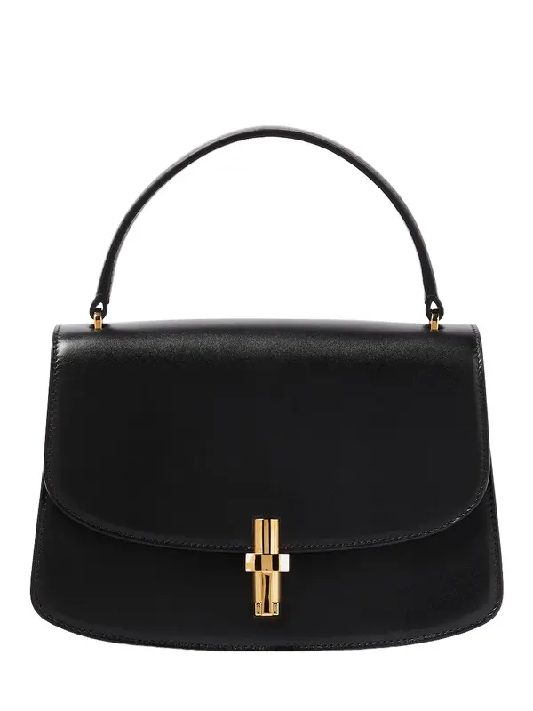 THE ROW Sofia Leather Tote - Black