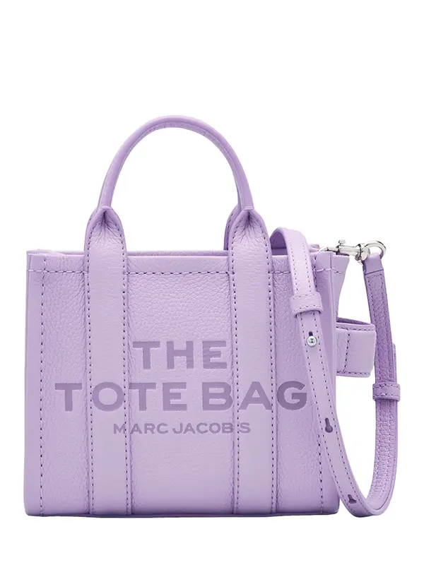 Marc Jacobs Leather Crossbody Tote - Wisteria