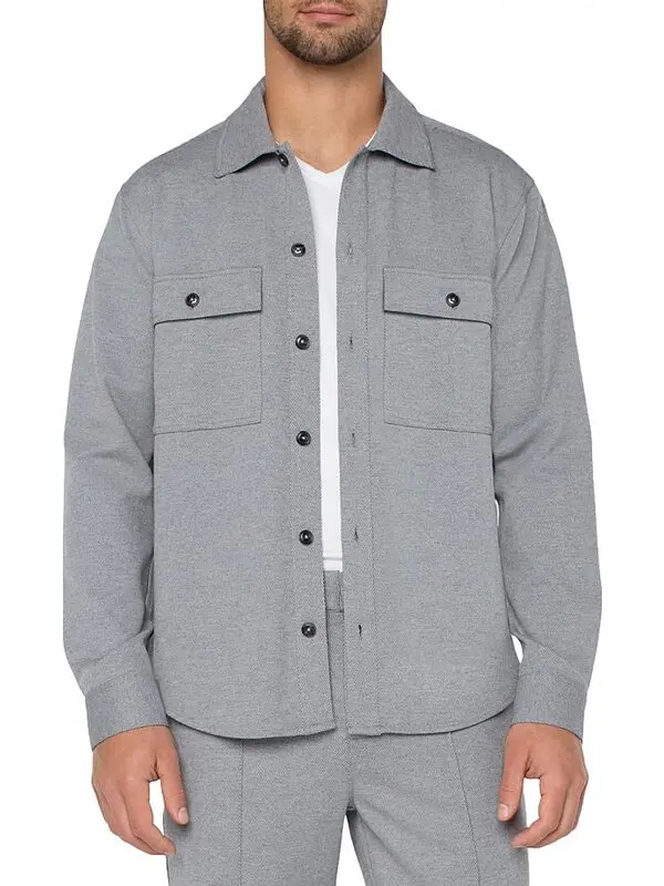 LIVERPOOL Easy Overshirt - Heather Gray