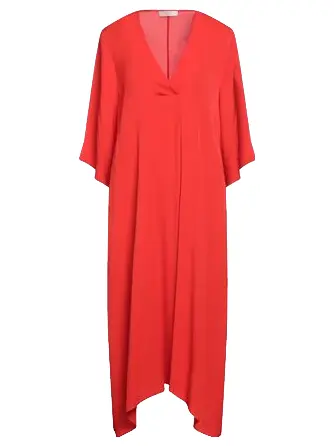 Beatrice B Midi Asymmetric Dress - Red