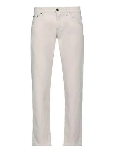 Dolce & Gabbana Cotton-blend Gabardine Pants - Off White