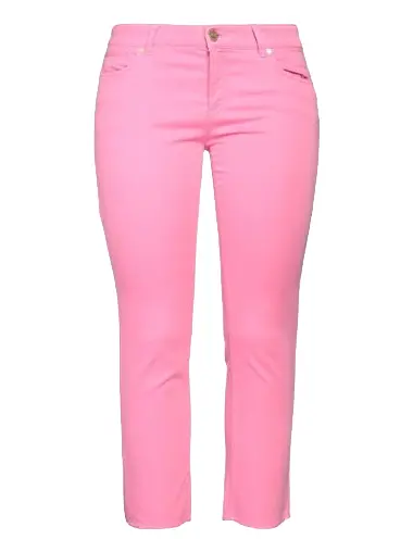 Seductive Woven Skinny Pants - Pink