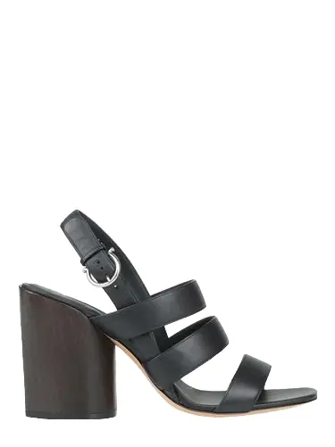 FERRAGAMO Calfskin Sandals - Black