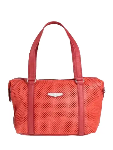 KIPLING Leather Bowler Bag - Red