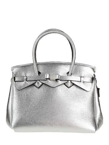 Save My Bag Handbag In Polyester And Elastane - Silver
