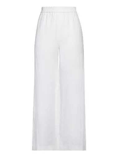 Fabiana Filippi Wide-leg Linen Pants - White
