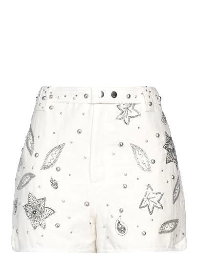 Isabel Marant Étoile Shorts & Bermuda Shorts Size Cotton, Linen - White