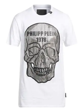Philipp Plein T-shirt Size Cotton, Fiberglass - White