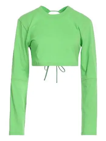 Jacquemus Cotton Jersey Crop Top - Green