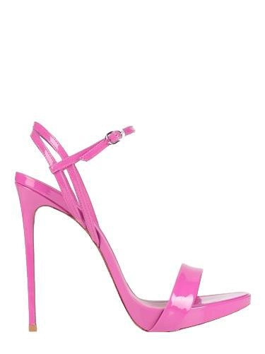 LE SILLA Patent Leather Sandals - Fuchsia