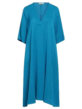 Beatrice B Midi Trapeze Dress - Blue