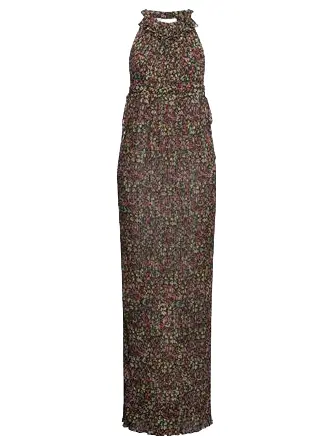 Philosophy Di Lorenzo Serafini Floral-print Maxi Dress - Black