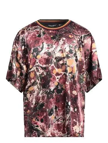 Dolce & Gabbana T-shirt Plum Size Polyester, Elastane, Polyamide - Purple