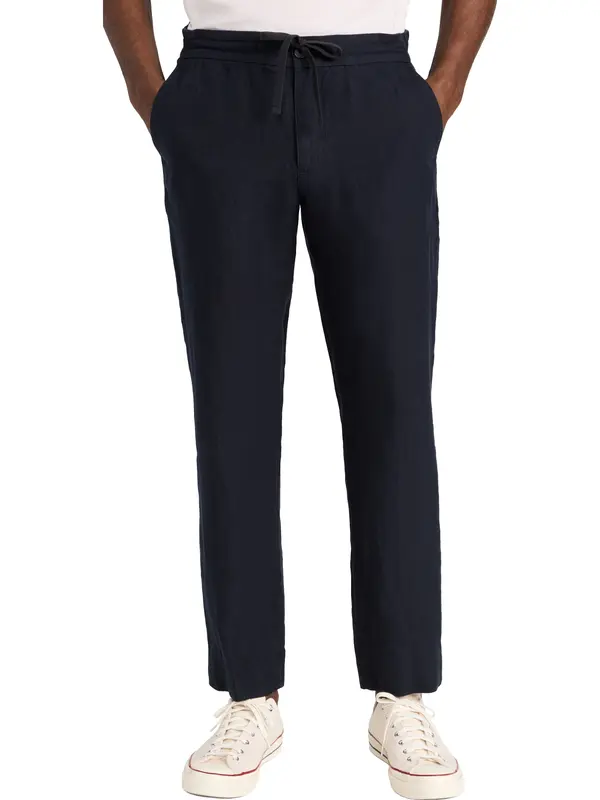 Vince Lightweight Hemp Trousers - Coastal