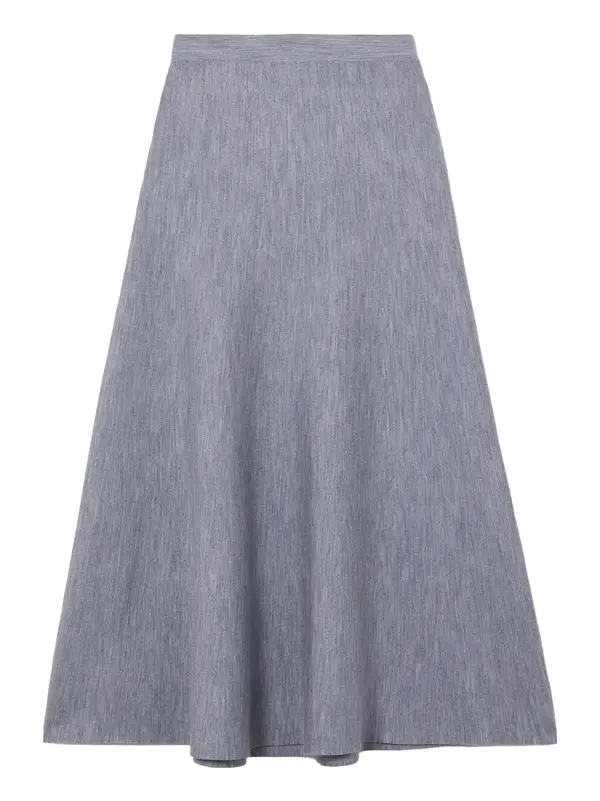 Gabriela Hearst Freddie Midi Skirt - Gray