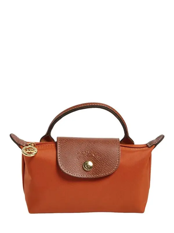 Longchamp Le Pliage Cosmetics Case - Brick