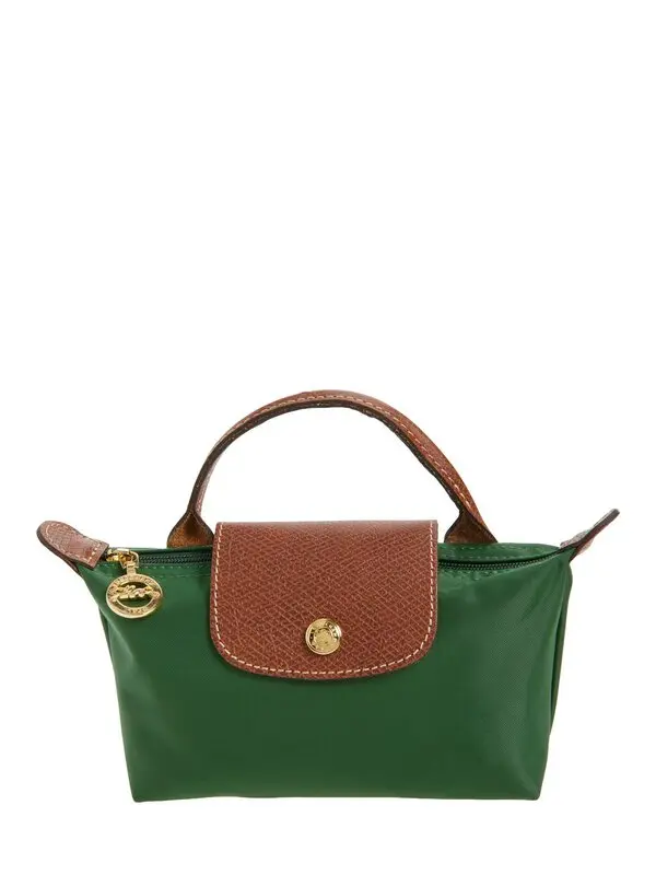 Longchamp Le Pliage Cosmetics Case - British Green