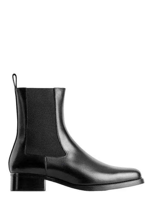 Cos Leather Chelsea Boots - Black