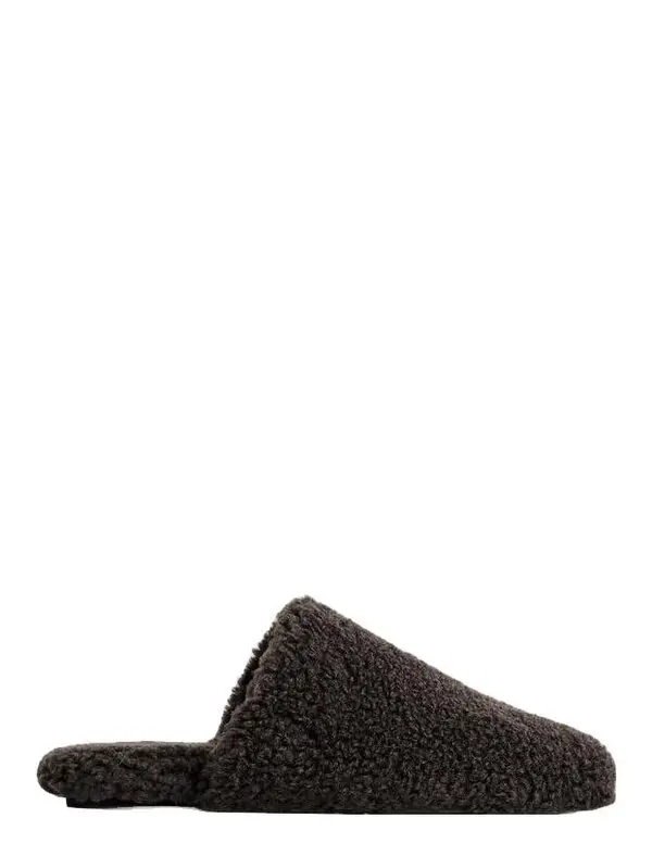 Cos Teddy Mules - Brown