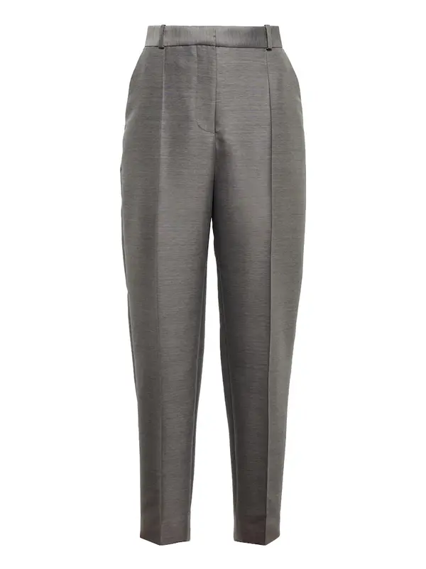 TOTEME Mid-rise Straight Leg Pants - Grey