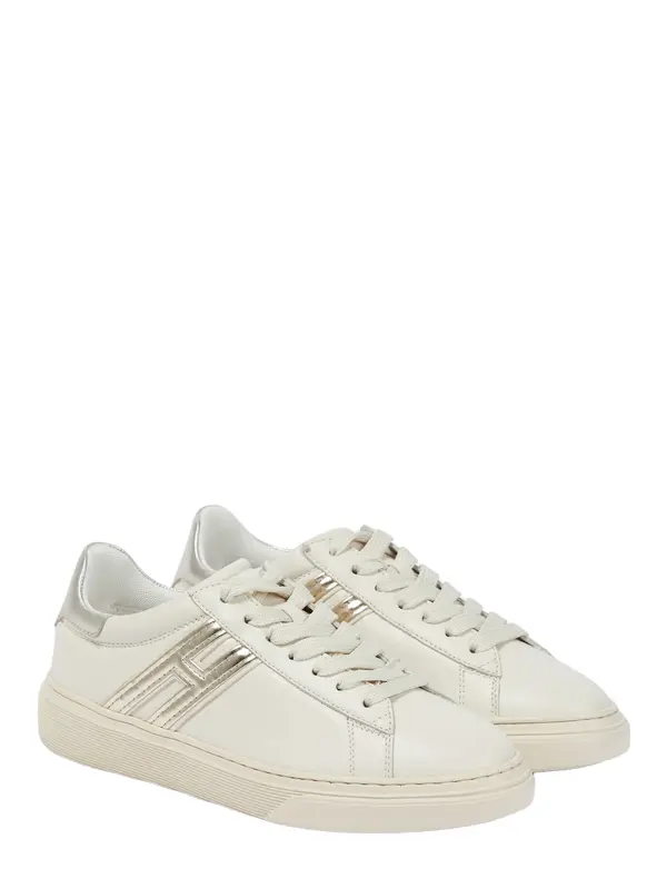 Hogan H365 Leather Sneakers - White