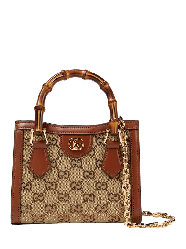 Gucci Diana Tote Bag - Brown