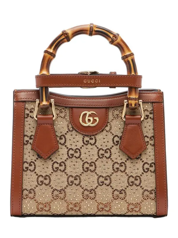 Gucci Diana Tote Bag - Brown