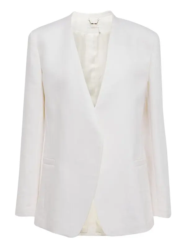 Chloé Linen Blazer - White