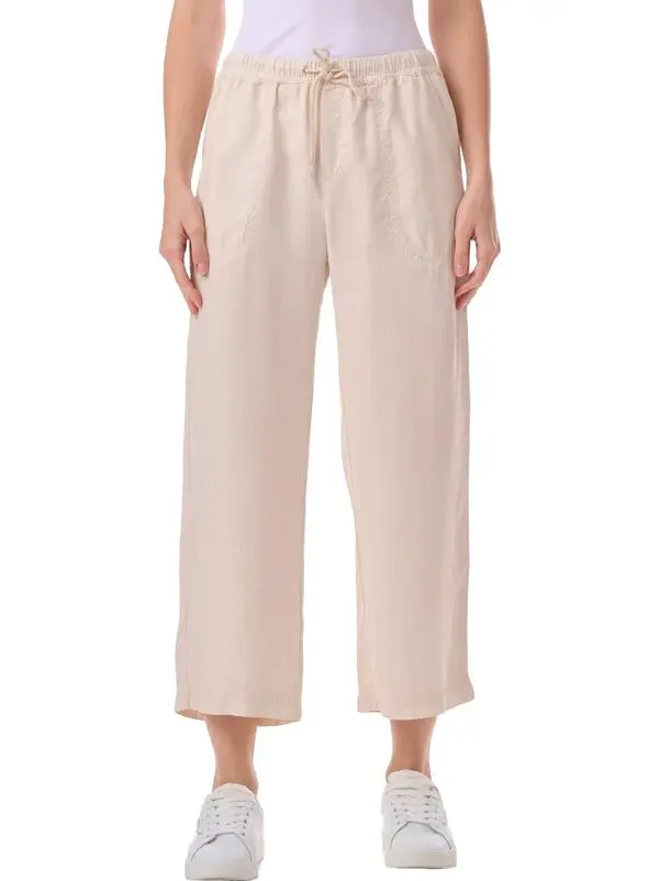 Splendid Angie Crop Wide Leg Pants - Moonstone