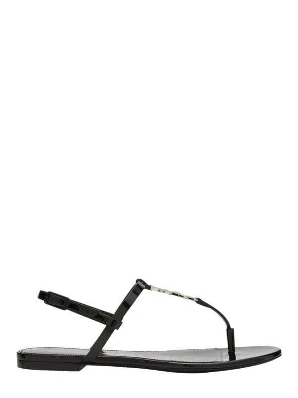 Saint Laurent - Saint Laurent Cassandra Flat Sandals