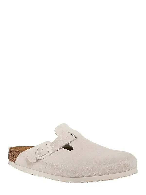 BIRKENSTOCK Boston Clogs - Antique White