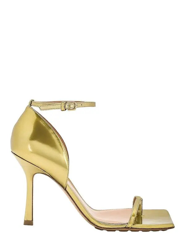 Bottega Veneta Stretch Sandal - Gold