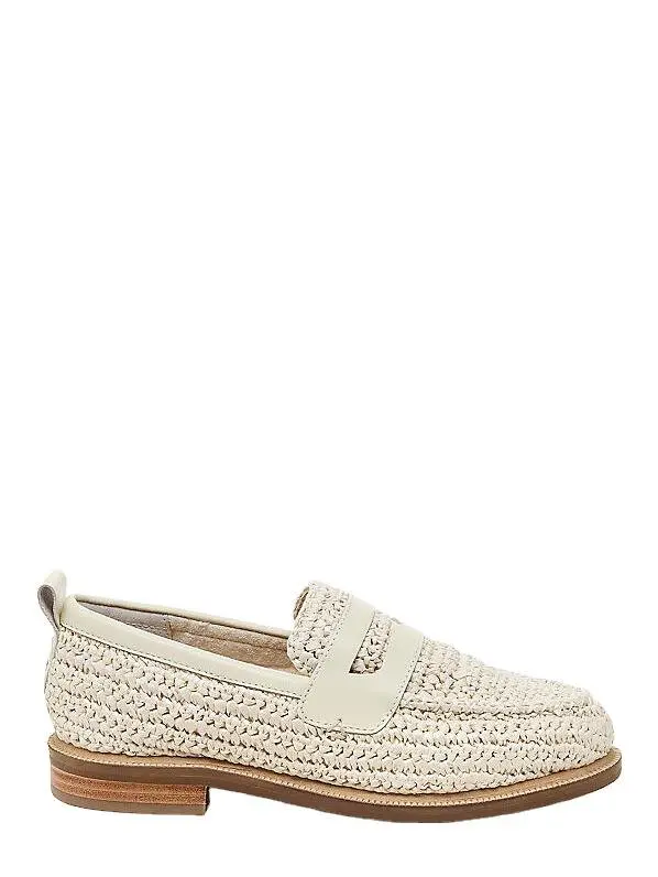 KELSI DAGGER BROOKLYN Lens Loafers - Ivory Pattern