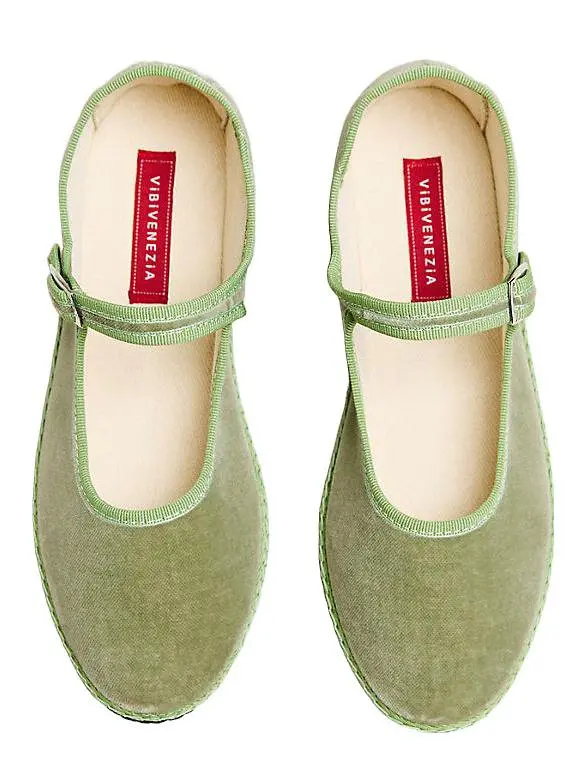 VIBI VENEZIA Mary Jane Flats - Salvia