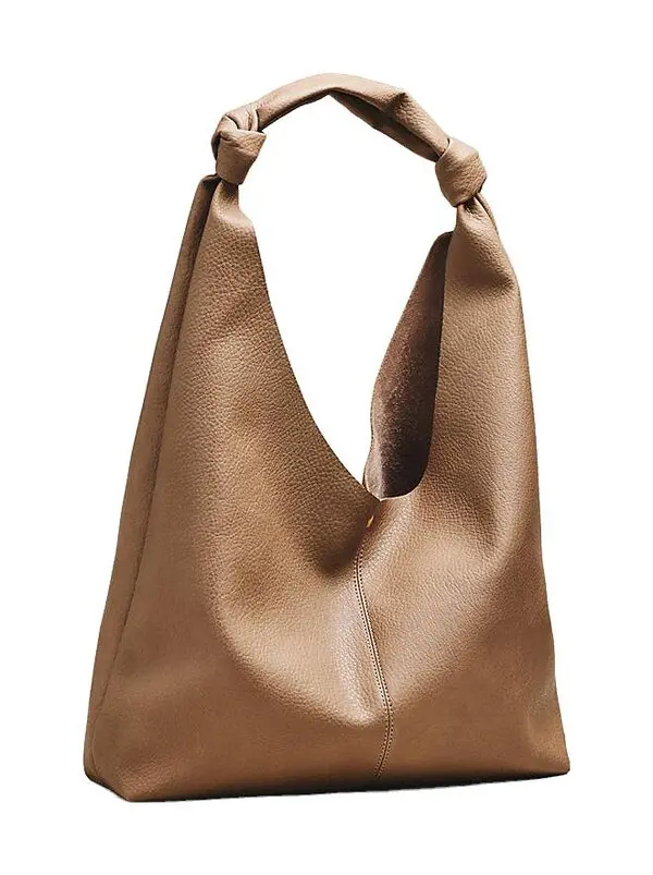 Anthropologie Love Knot Slouchy Bag - Neutral