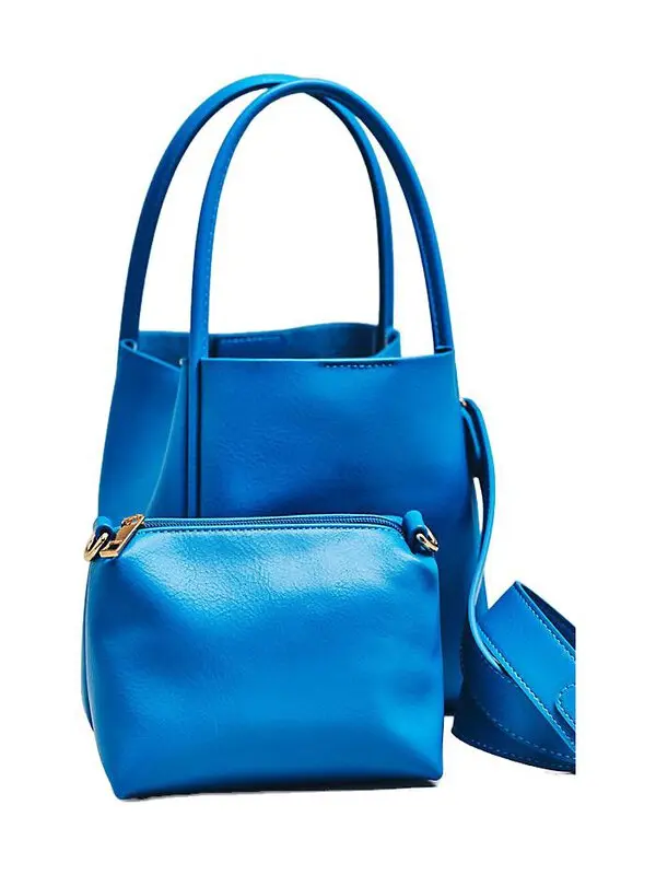 Anthropologie Hollace Mini Tote - Blue