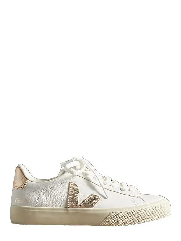 VEJA Campo Leather Sneakers - Extra White/platine