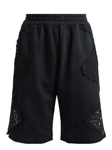 PINK MEMORIES Bermuda Shorts - Black