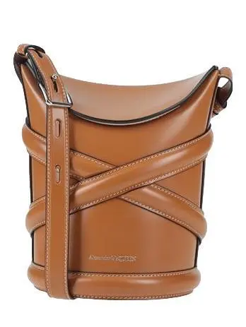 Alexander McQueen Cross-body Bag Calfskin - Brown