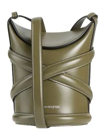 Alexander McQueen Cross-body Bag Calfskin - Green