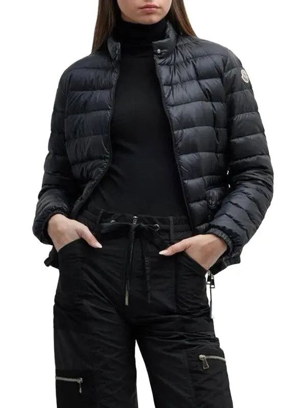Moncler Lans Short Down Jacket - Black