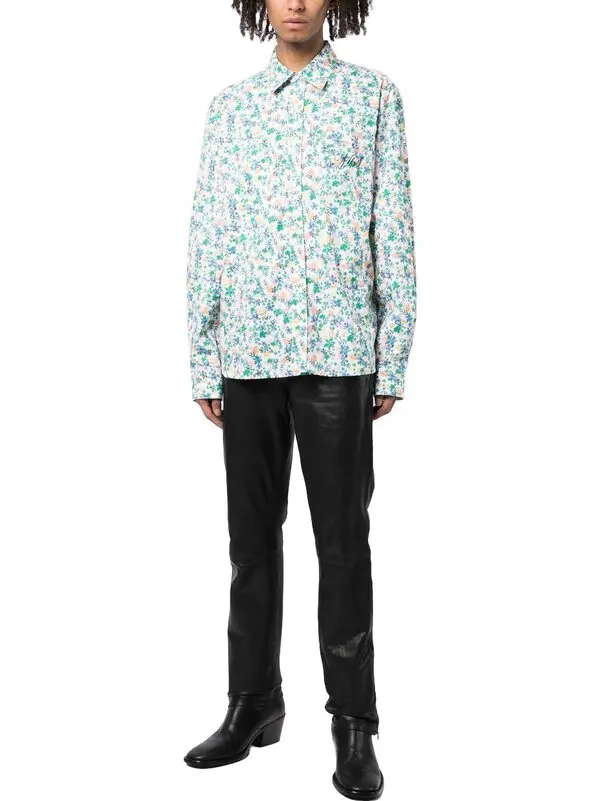 MARINE SERRE Floral-print Shirt - Multicolour