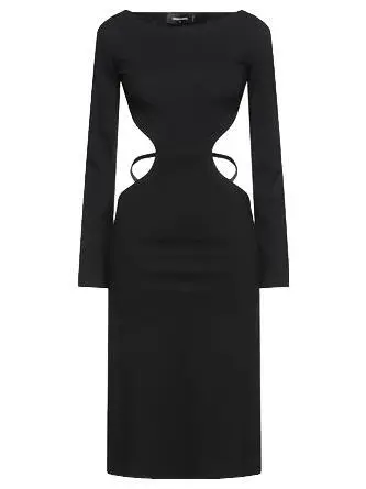 Dsquared2 Midi Bodycon Jersey Dress - Black