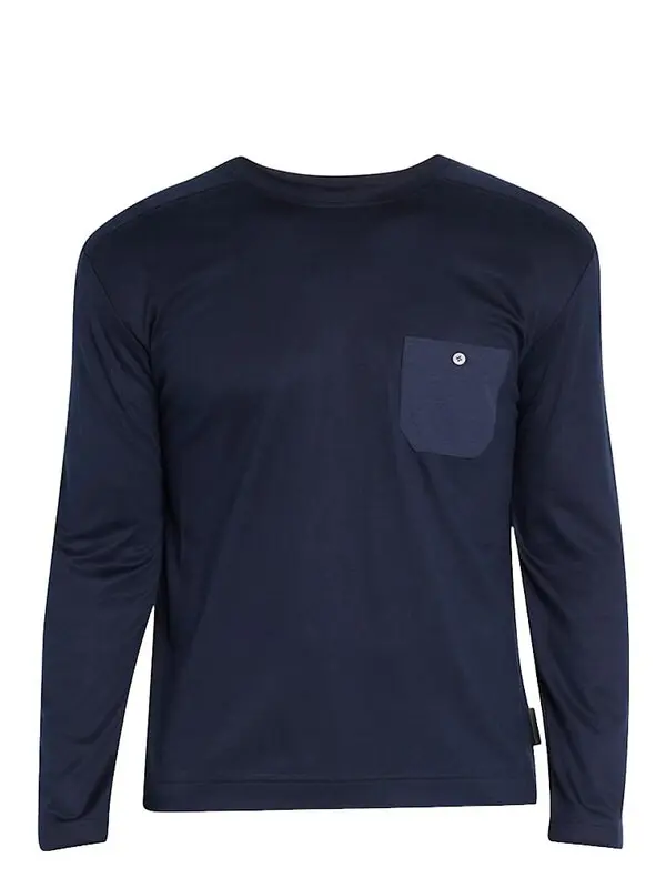 Zimmerli T-shirt With Chest Pocket - Midnight