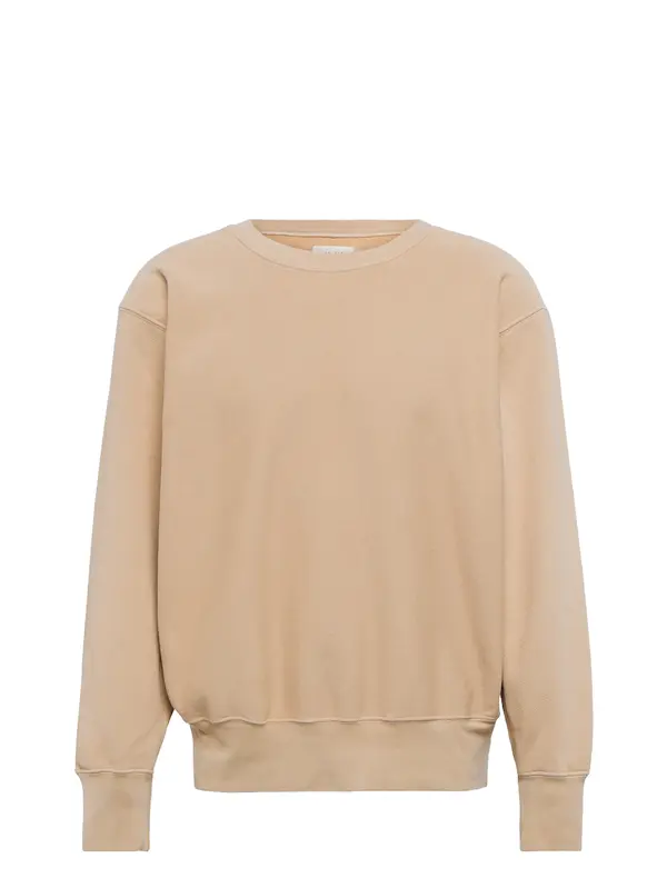 LES TIEN Cotton Jersey Sweatshirt - Beige