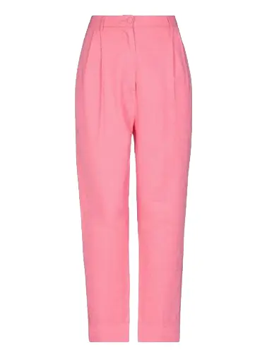 HEBE STUDIO Tapered Cropped Pants - Pink